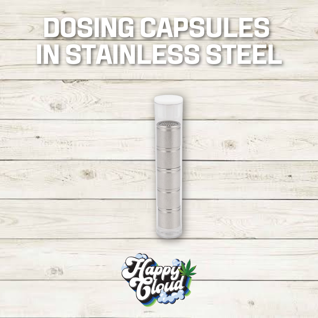 Dosing Capsules in Stainless Steel by Tinymight (CAP2) – Happy Cloud