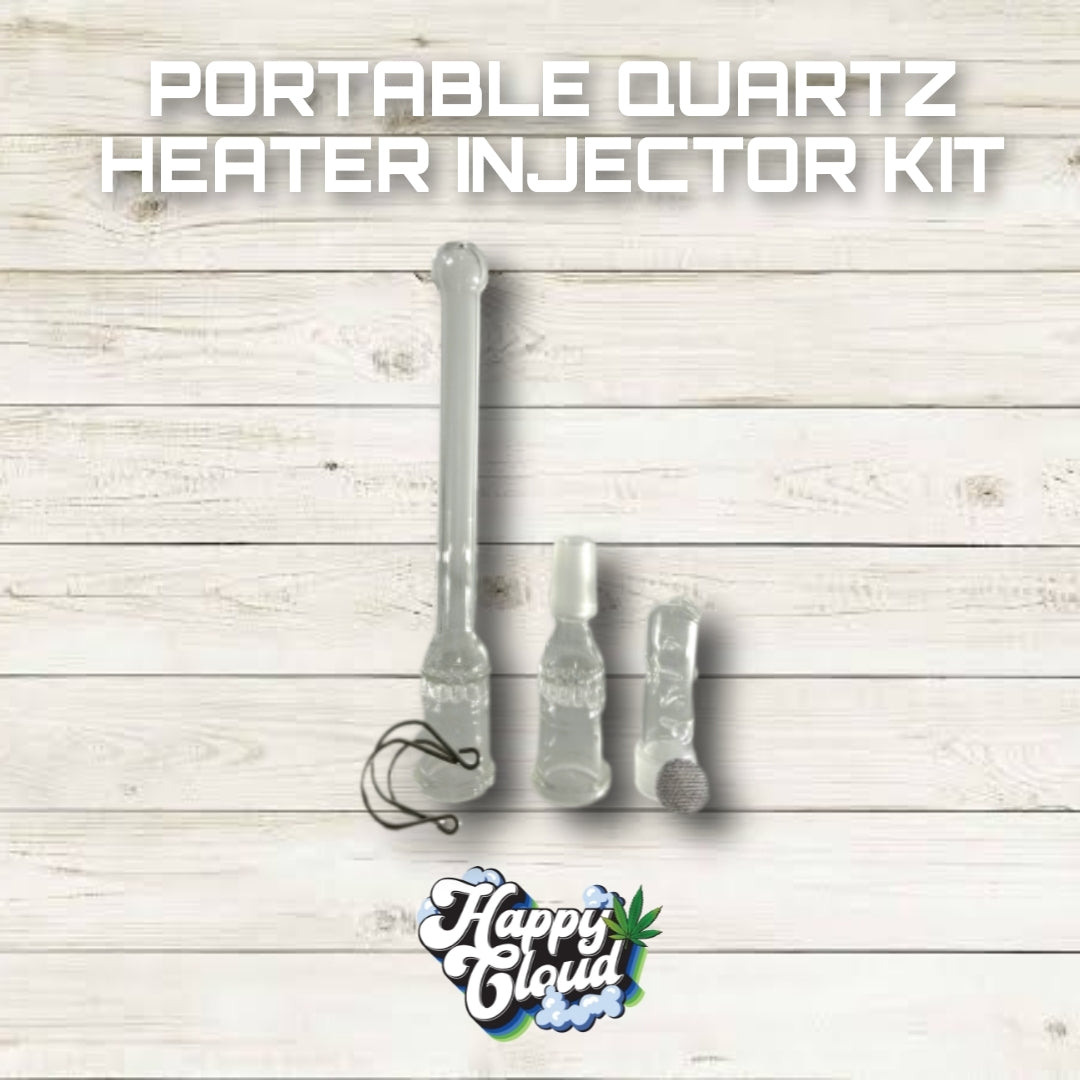Glass Portable Quartz Heater Injector Kit – Happy Cloud